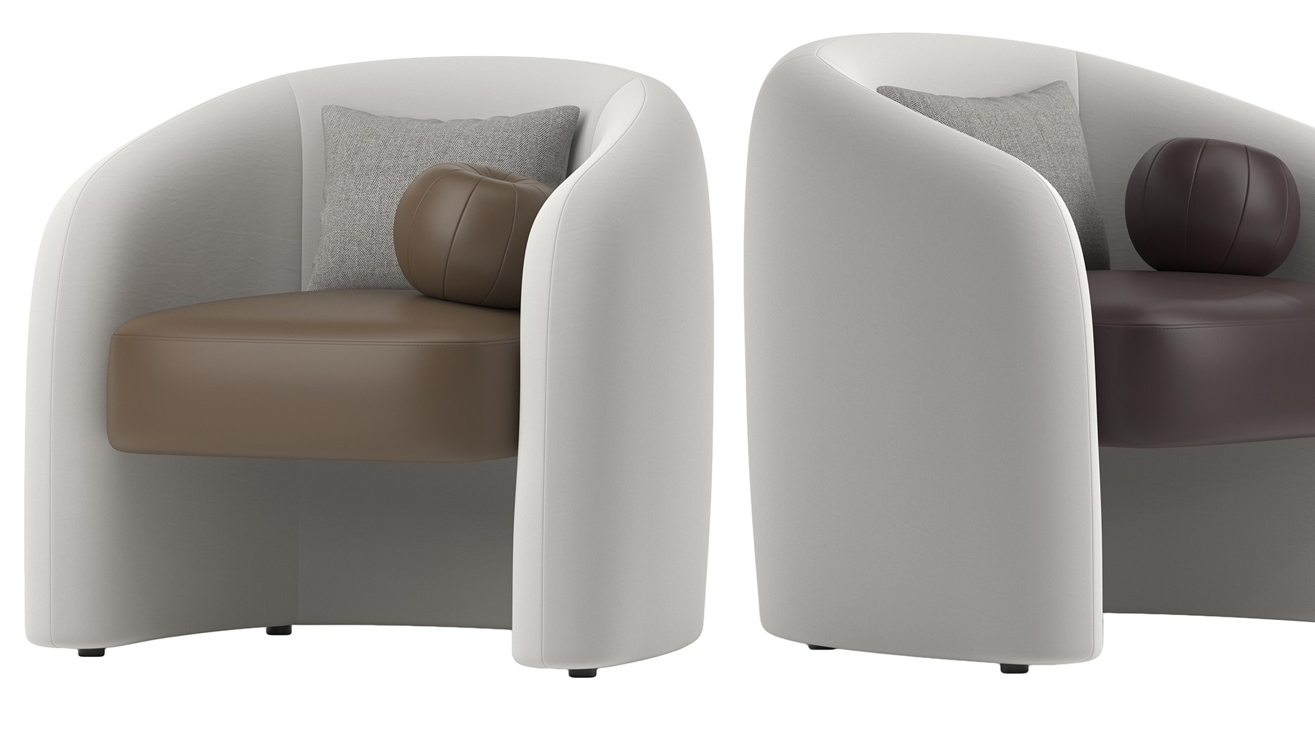 Acadia Vegan Leather chair 3D model - TurboSquid 2115368