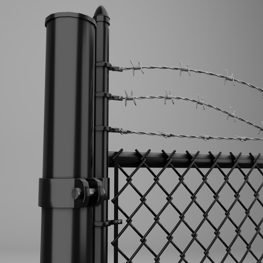 Alleyway Fence 3D Model - TurboSquid 1732471