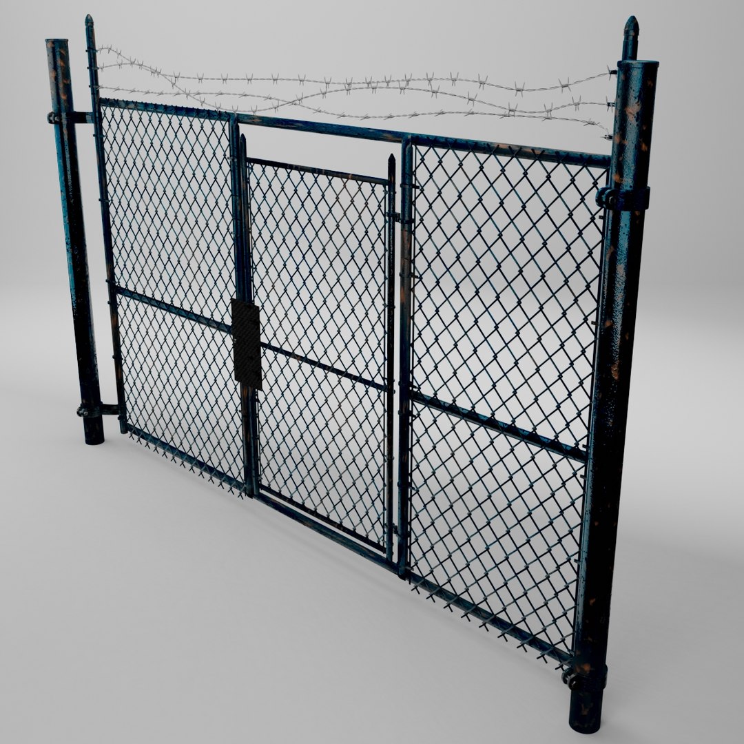 Alleyway Fence 3D Model - TurboSquid 1732471