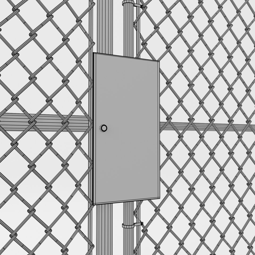 Alleyway Fence 3D Model - TurboSquid 1732471
