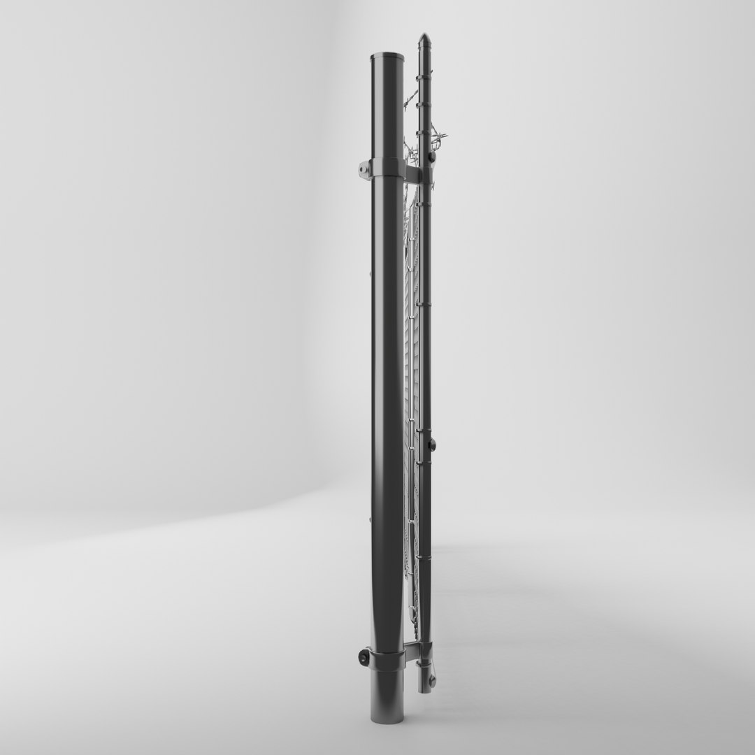 Alleyway Fence 3D Model - TurboSquid 1732471