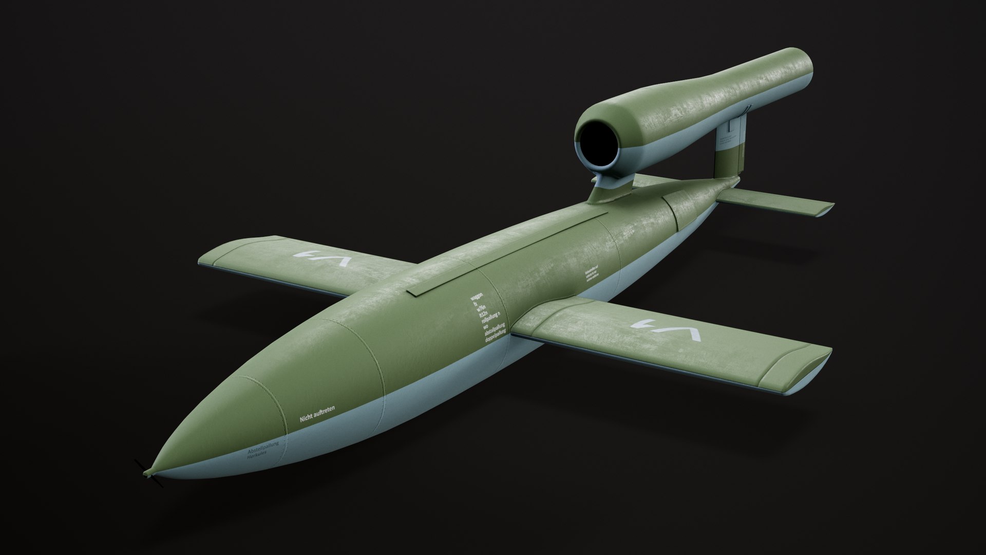 3D V-1 Flying Bomb model - TurboSquid 1861788