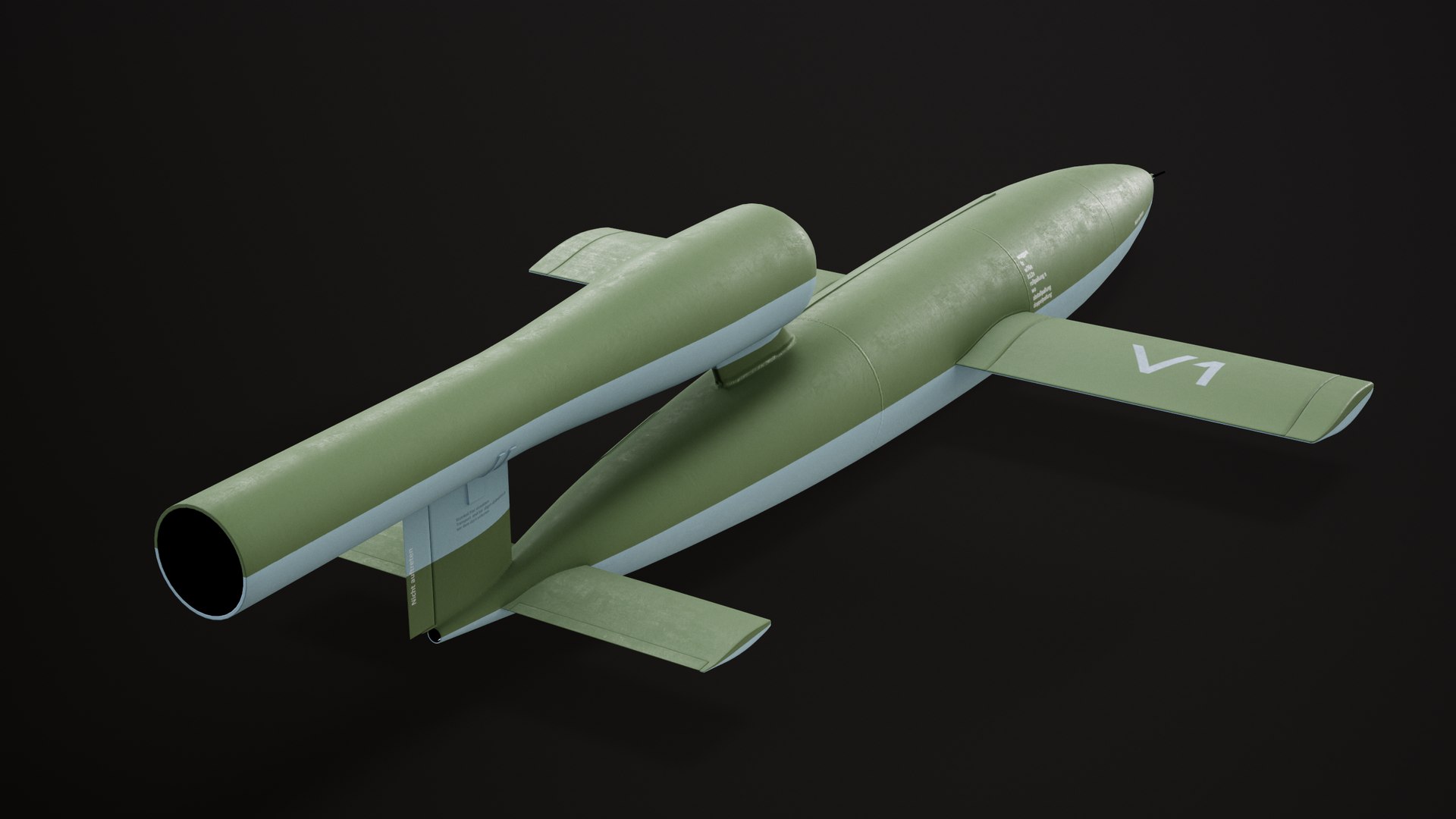 3D V-1 Flying Bomb Model - TurboSquid 1861788