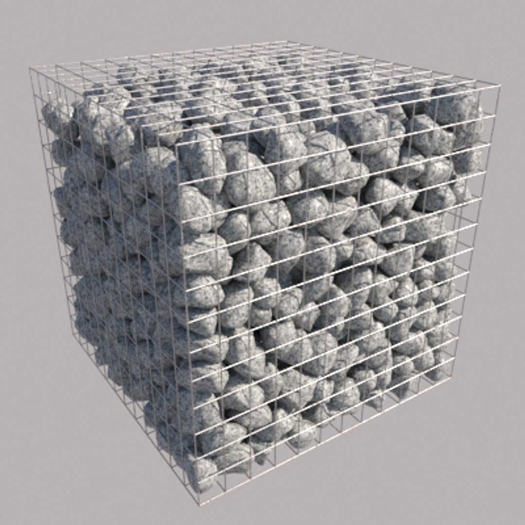 Gabion Cube Model - TurboSquid 2007036