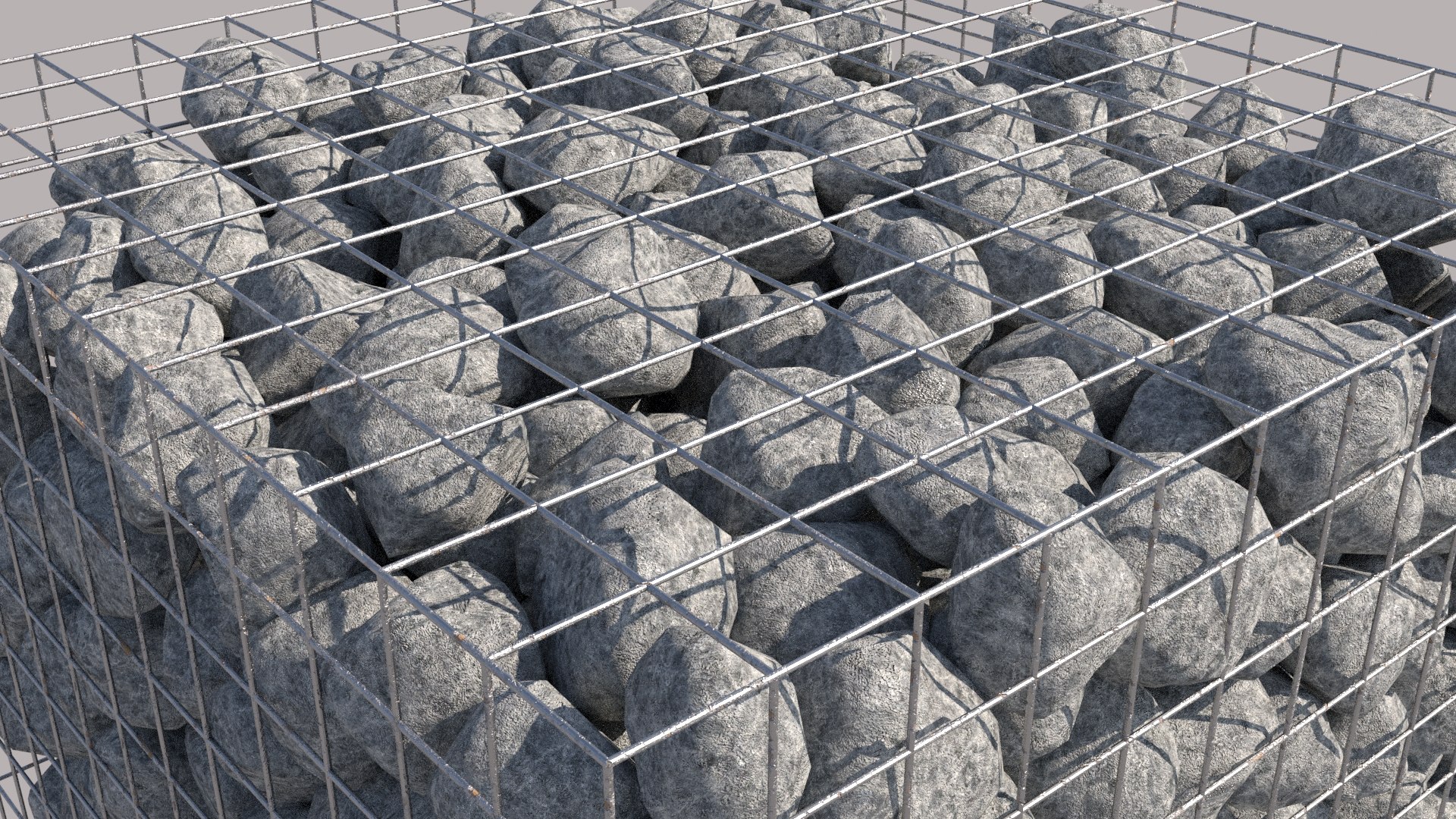 Gabion Cube Model - TurboSquid 2007036