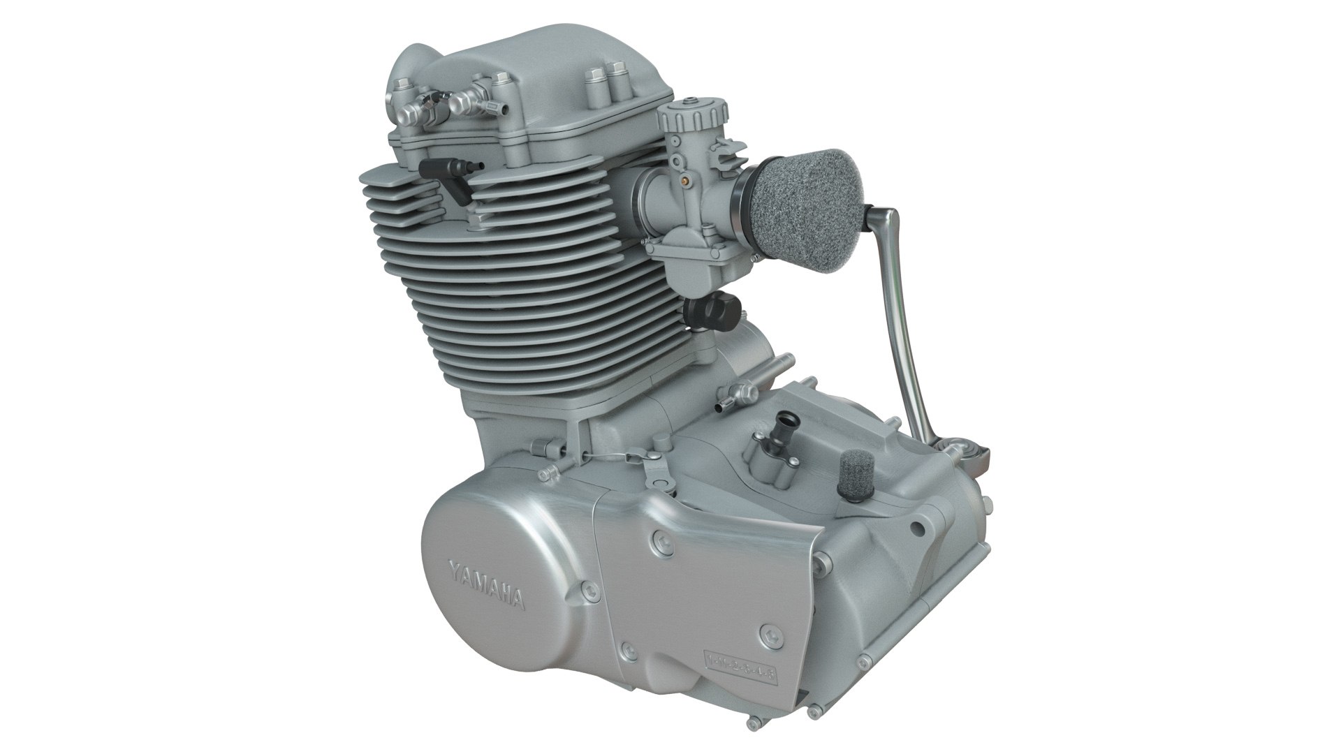 3D EngineYamaha SR 500 - TurboSquid 1723548