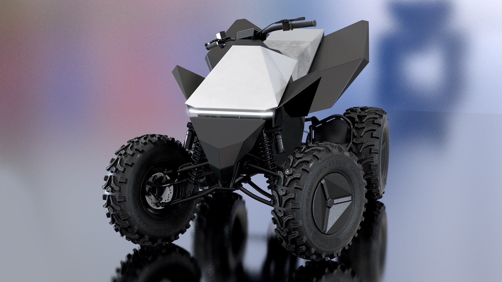 Tesla Atv Cyberquad 3D Model - TurboSquid 1513519