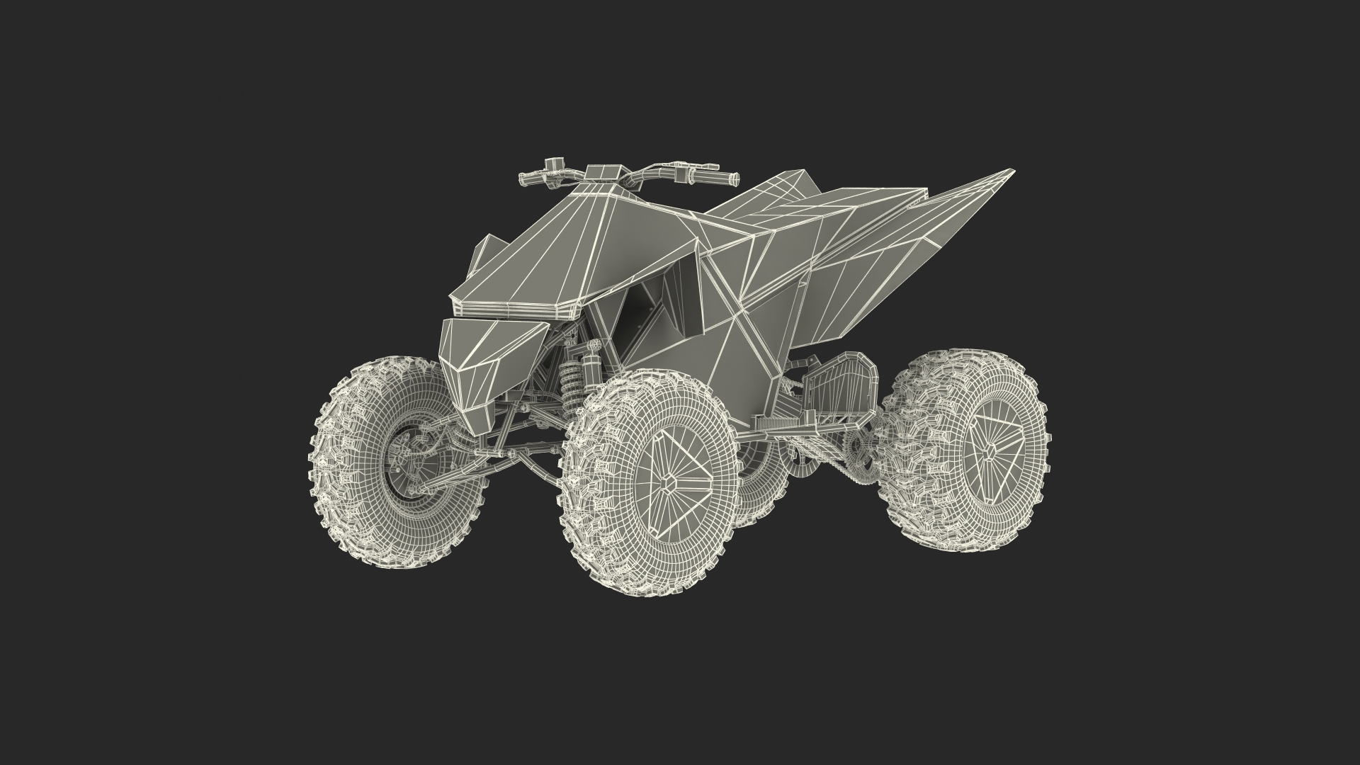 Tesla Atv Cyberquad 3D Model - TurboSquid 1513519