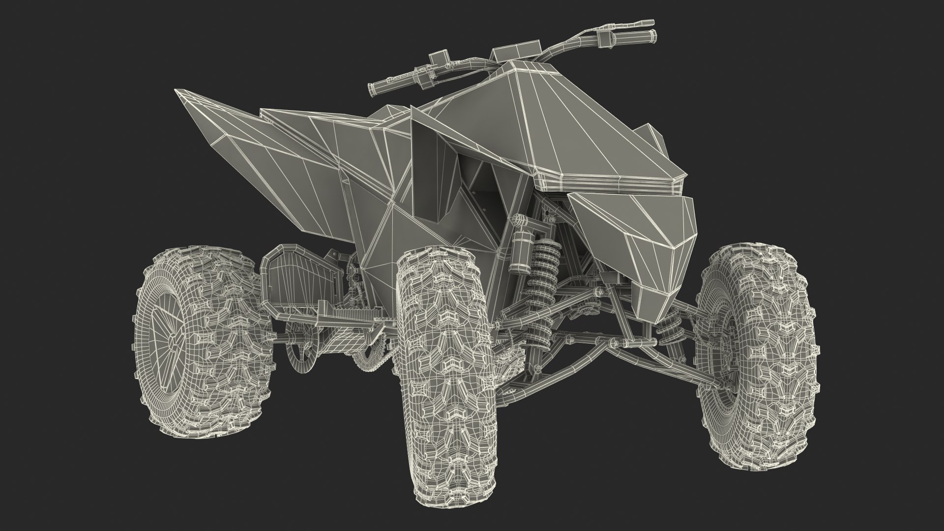 Tesla Atv Cyberquad 3D Model - TurboSquid 1513519