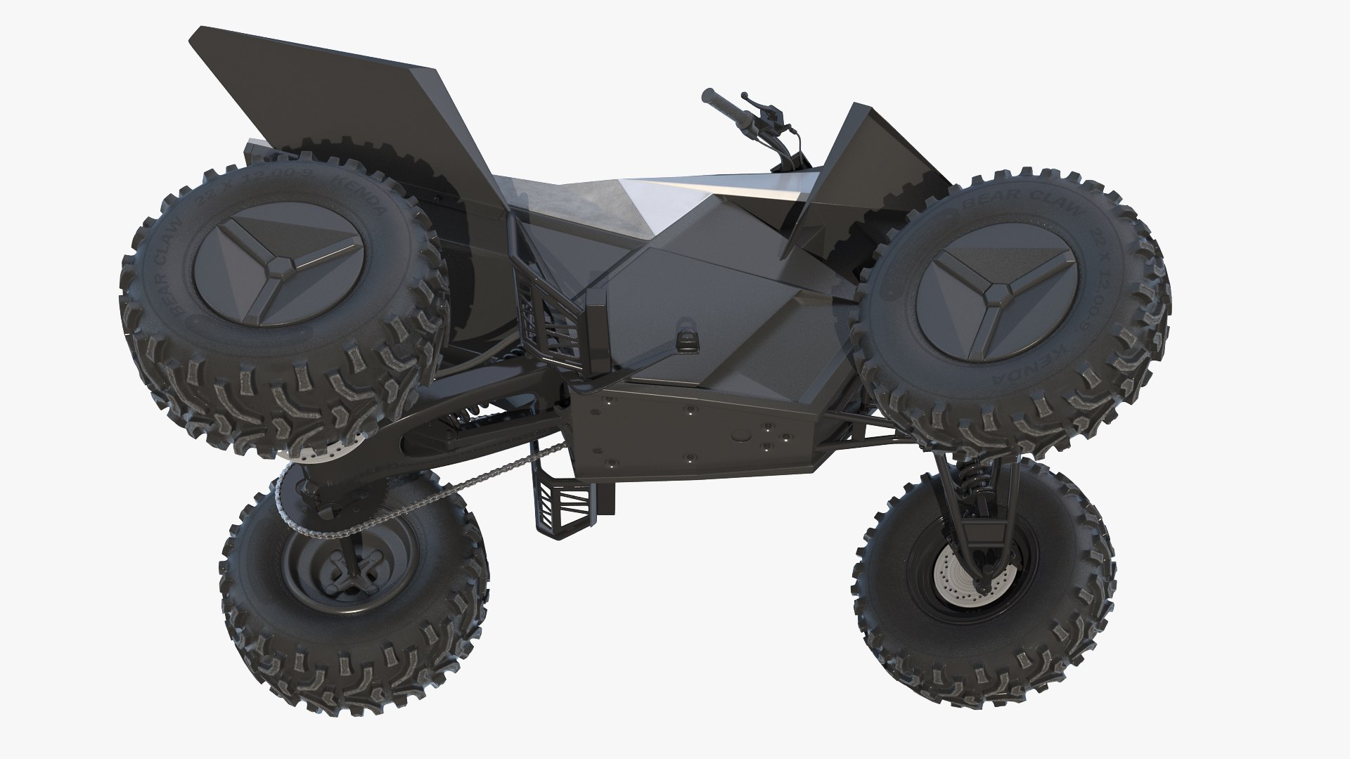Tesla Atv Cyberquad 3D Model - TurboSquid 1513519