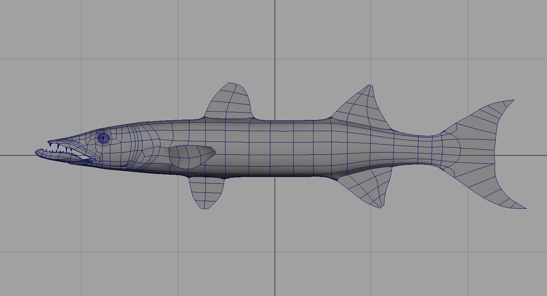 Barracuda Fish Model - TurboSquid 1561761