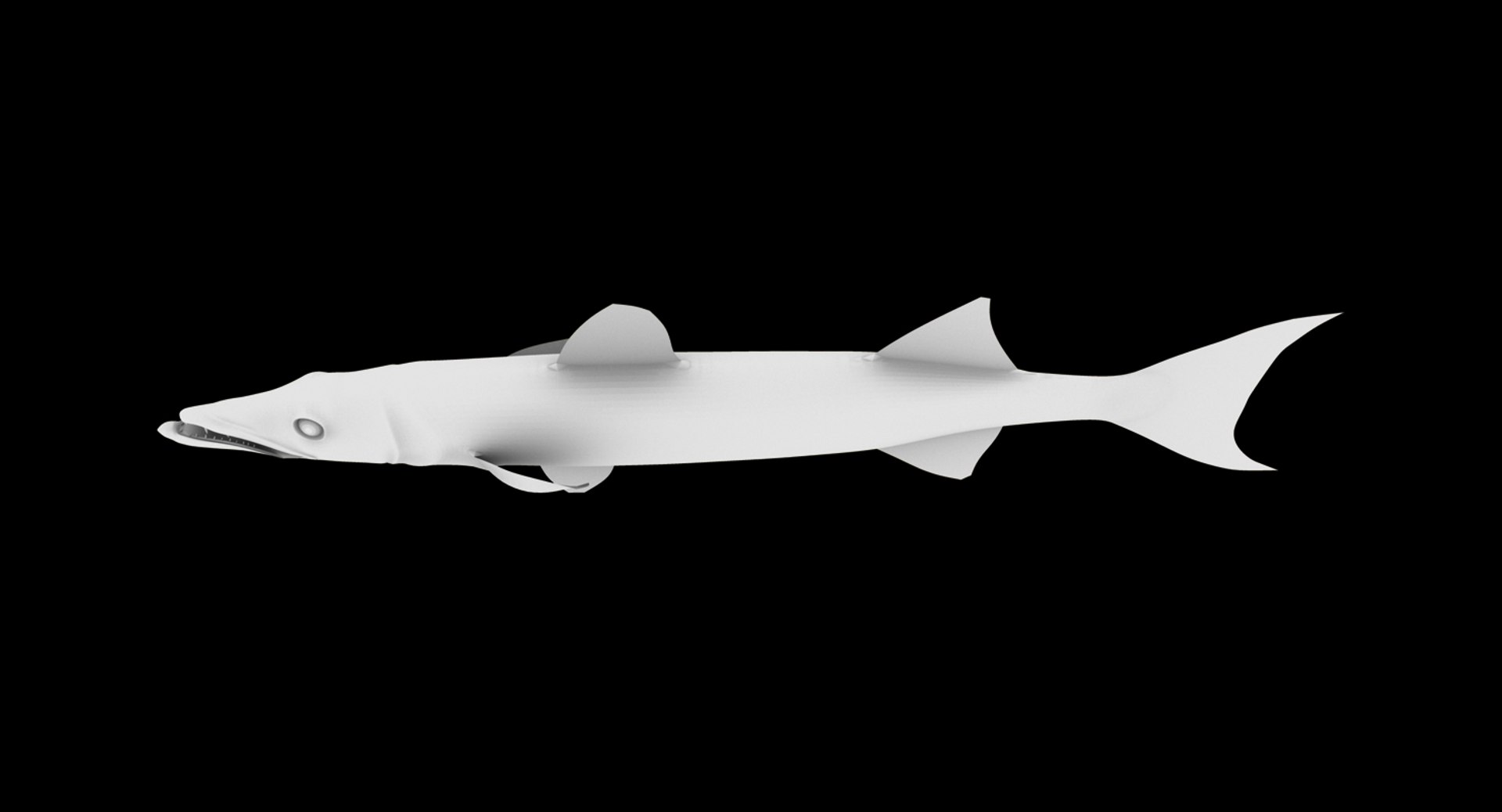 Barracuda Fish Model - TurboSquid 1561761