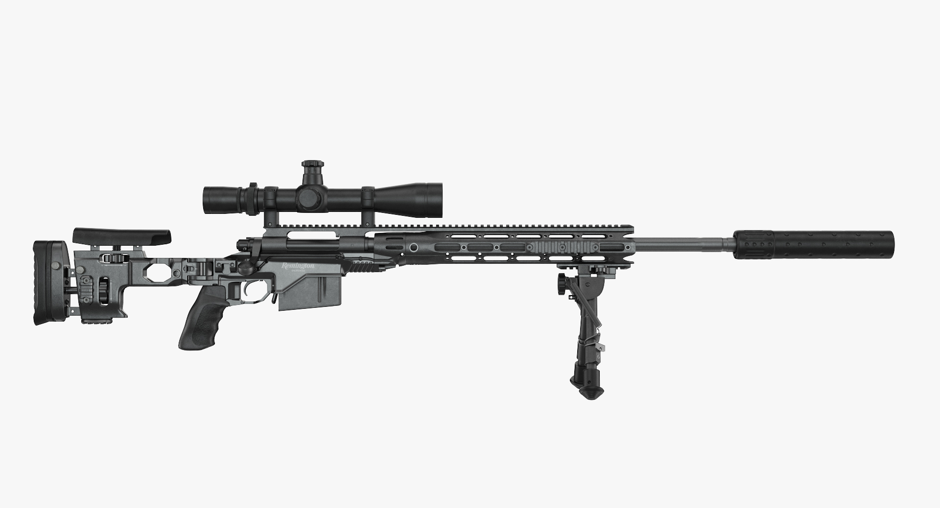 M2010 Enhanced Sniper Rifle 3d Model