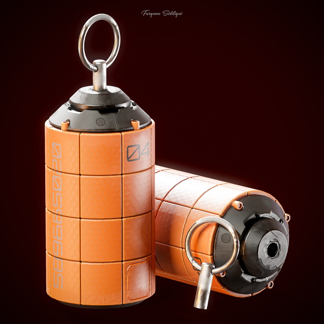 Sci-fi Bio Grenade 3D - TurboSquid 2134538