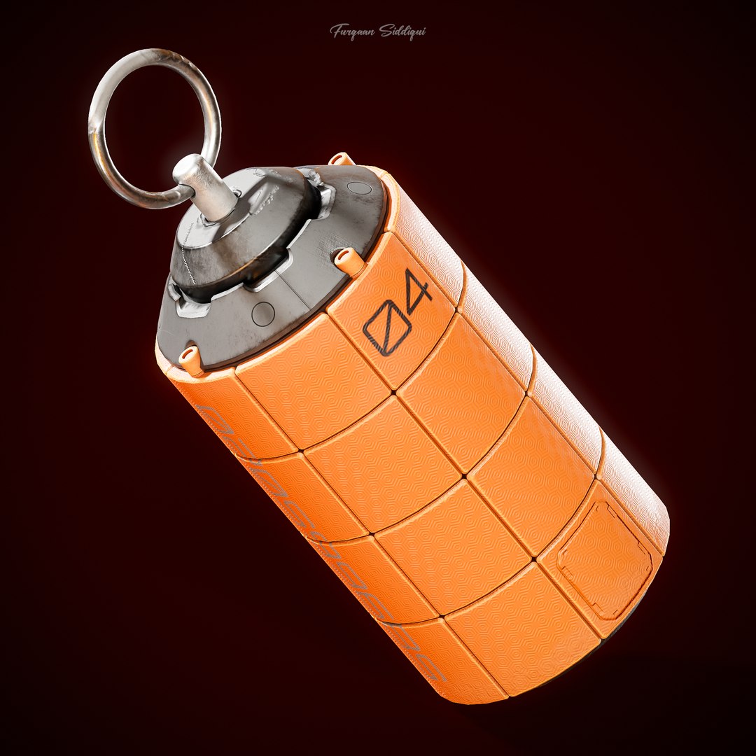 Sci-fi Bio Grenade 3D - TurboSquid 2134538