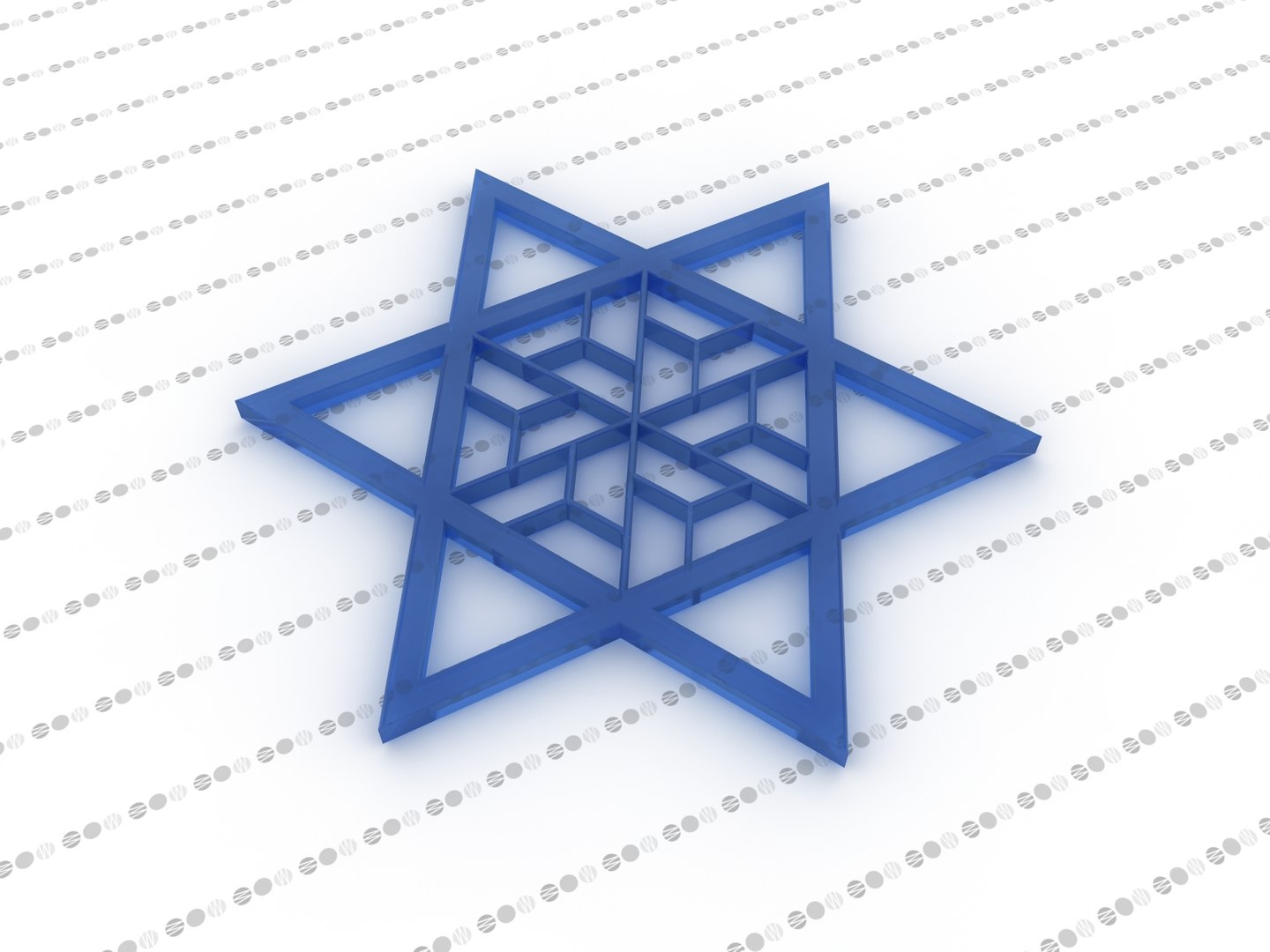 3D star david model - TurboSquid 1416410