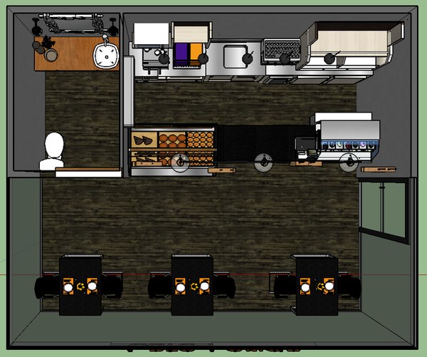 Coffee Shop SketchUp Models for Download | TurboSquid