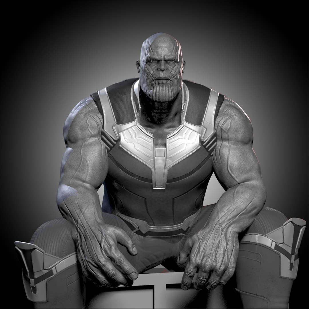 3D Thanos Avengers Infinity Model - TurboSquid 1296557