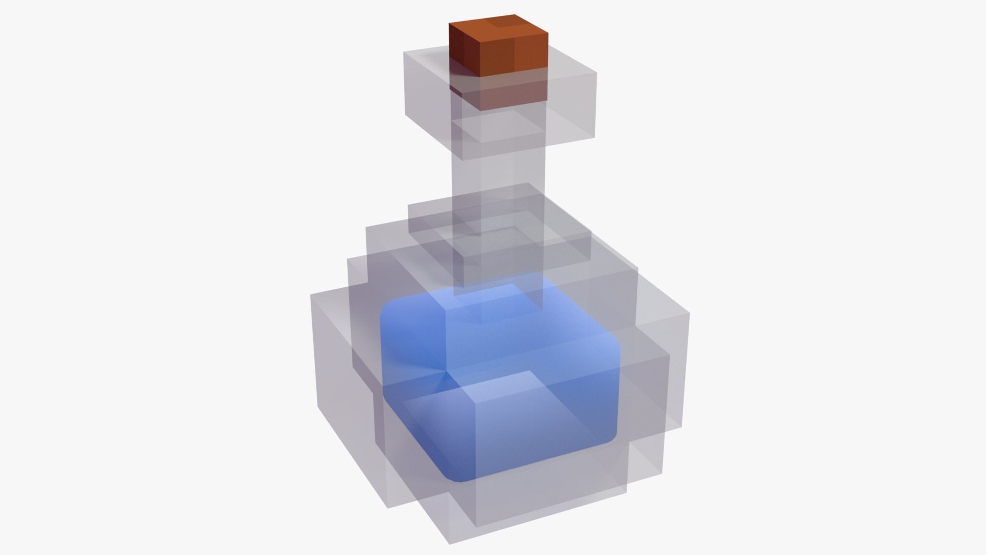 Minecraft Potion 3D Model - TurboSquid 1927654