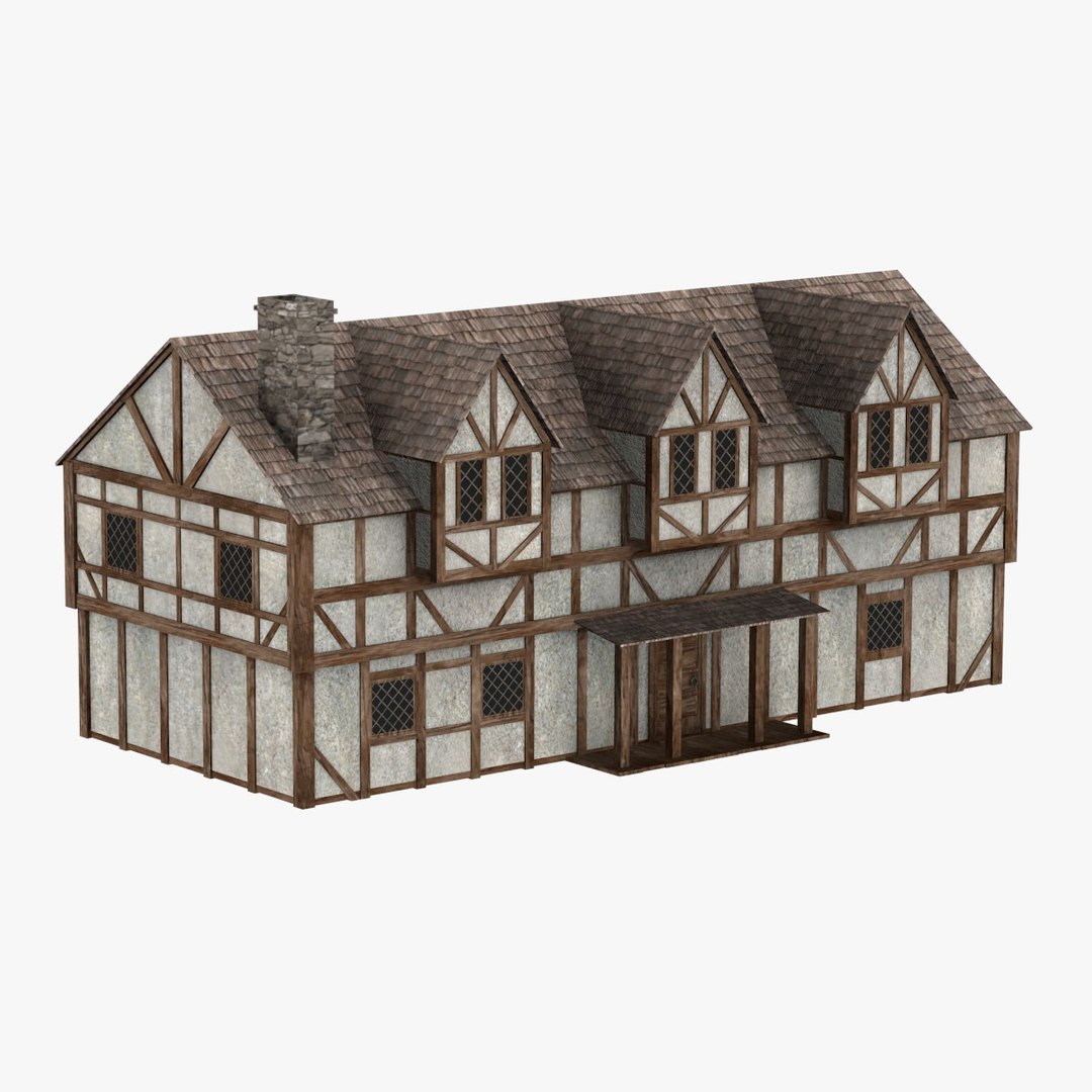 medieval manor 3d max