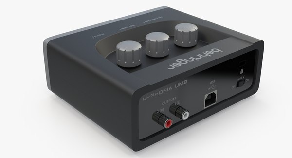 Usb behringer u-phoria um2 3D model - TurboSquid 1231970