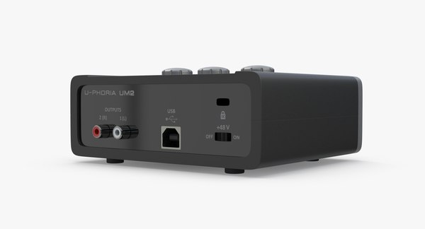 Usb behringer u-phoria um2 3D model - TurboSquid 1231970
