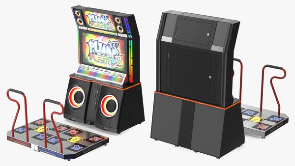 Pump It Up Fiesta 2 Arcade Dance Machine 3D - TurboSquid 1740799