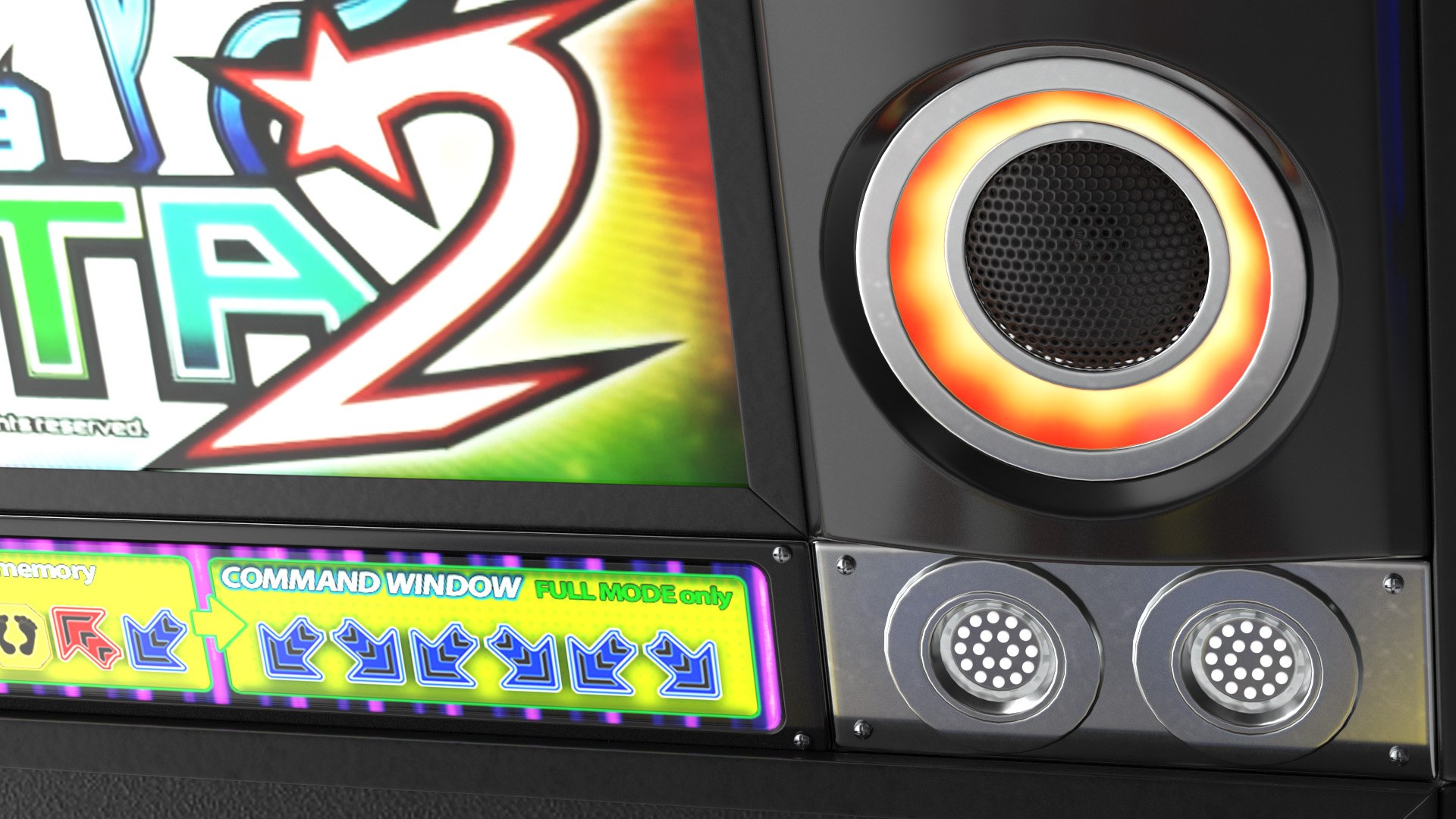 Pump It Up Fiesta 2 Arcade Dance Machine 3D - TurboSquid 1740799