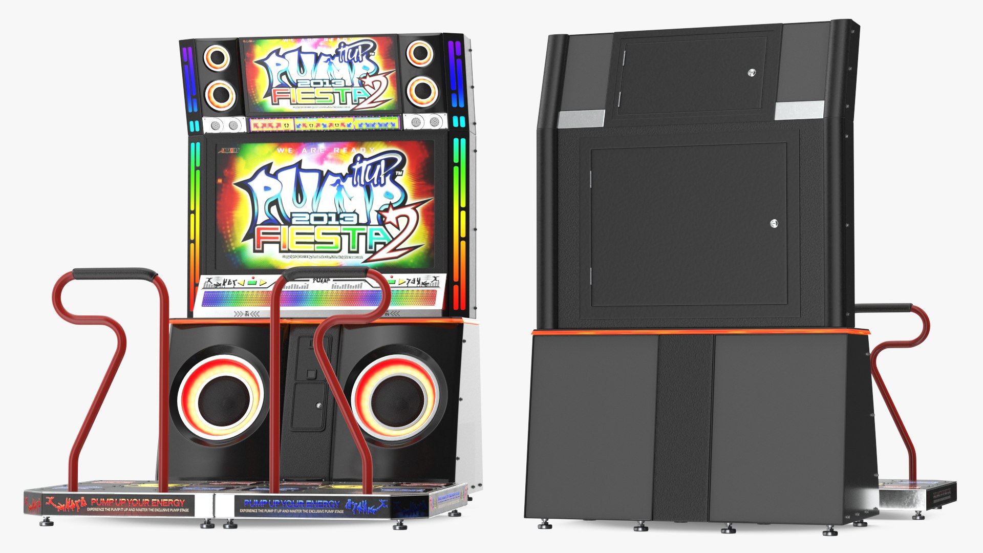 Pump It Up Fiesta 2 Arcade Dance Machine 3D - TurboSquid 1740799