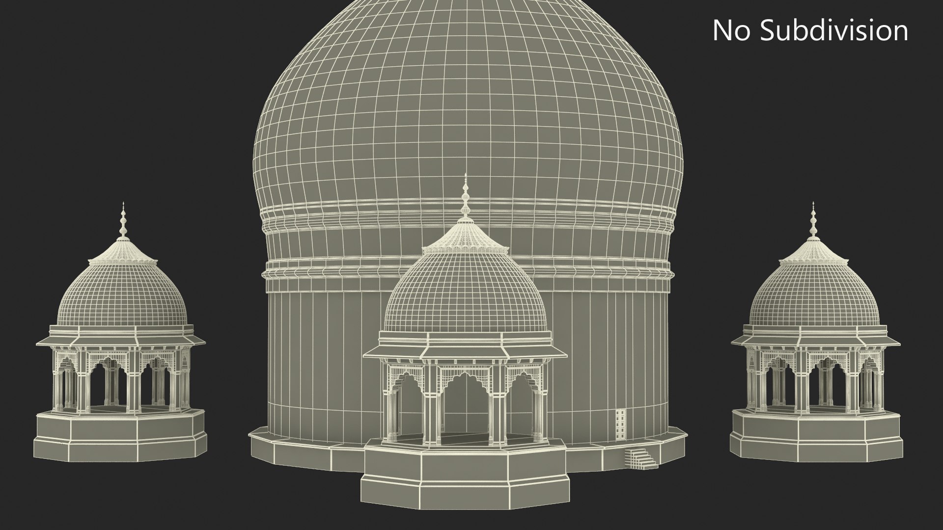 3D Persian Tomb Dome Architecture - TurboSquid 2438343