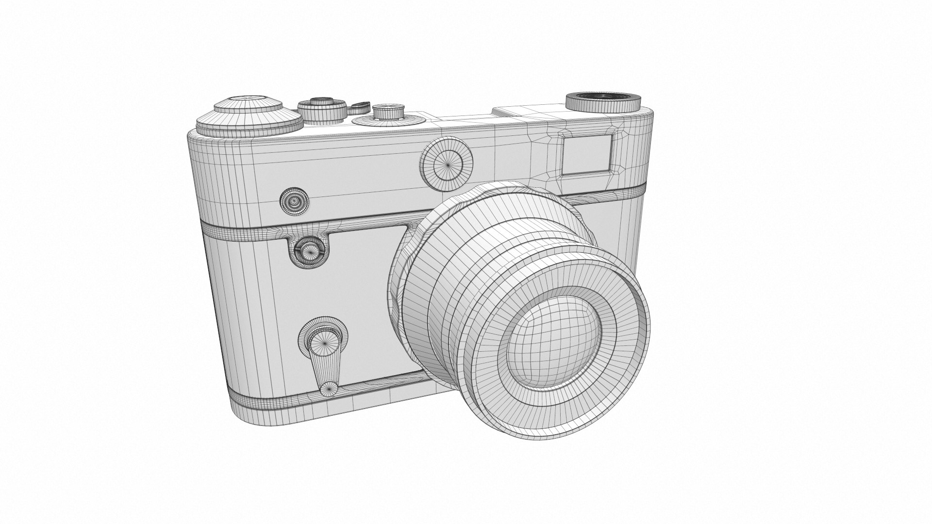 FED - 3 Camera 3D Model - TurboSquid 1848083
