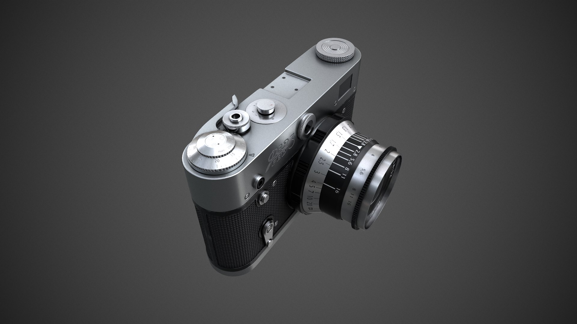 FED - 3 Camera 3D Model - TurboSquid 1848083