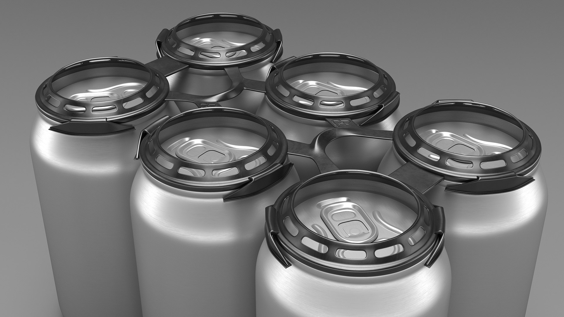 Plastic 6 Pack Rings For Soda Cans 3D - TurboSquid 2136661