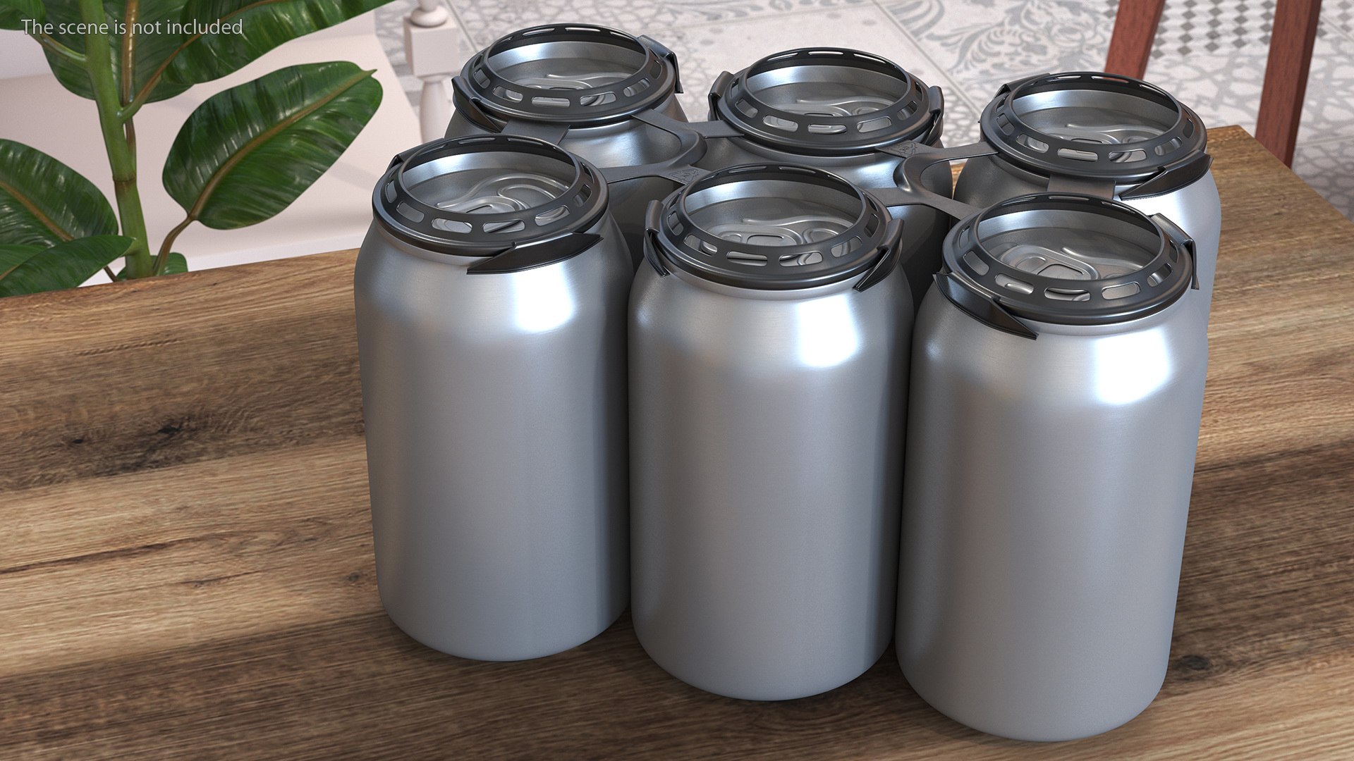 Plastic 6 Pack Rings For Soda Cans 3D - TurboSquid 2136661