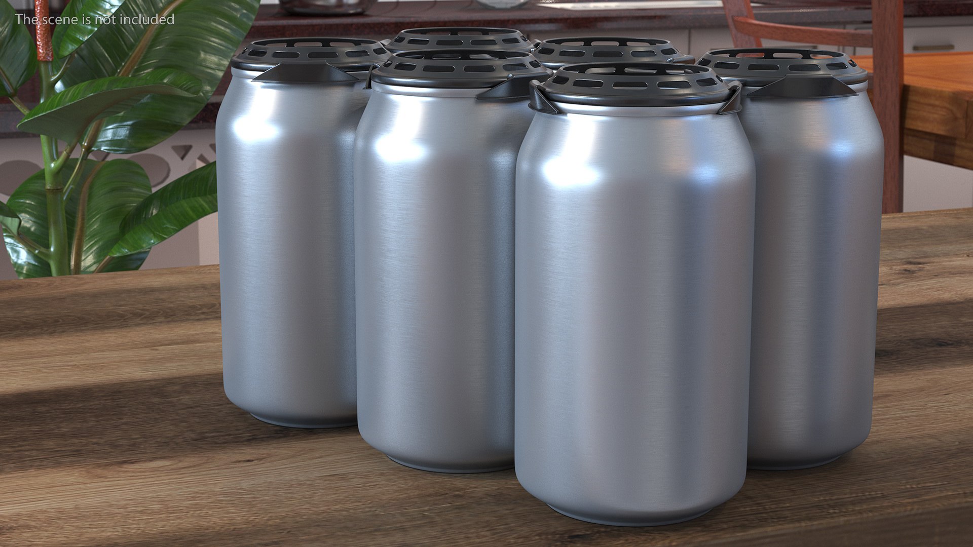 Plastic 6 Pack Rings For Soda Cans 3D - TurboSquid 2136661