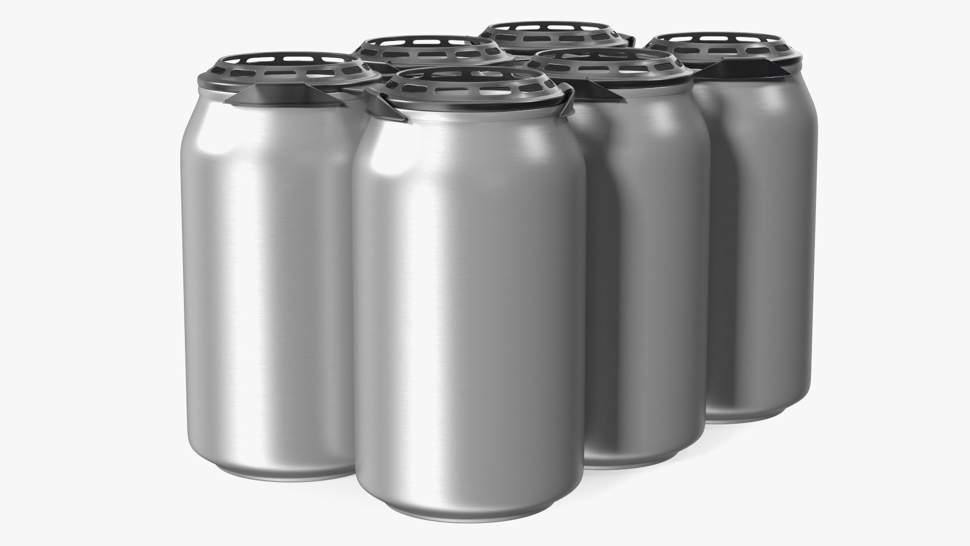 Plastic 6 Pack Rings For Soda Cans 3D - TurboSquid 2136661