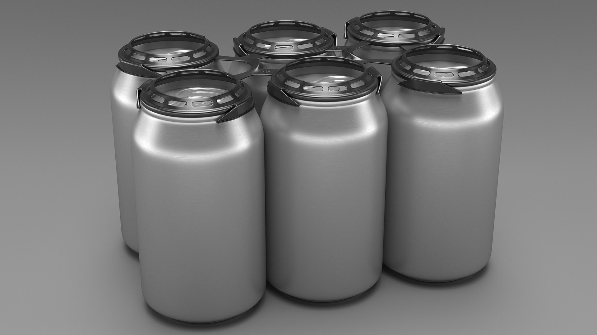 Plastic 6 Pack Rings For Soda Cans 3D - TurboSquid 2136661