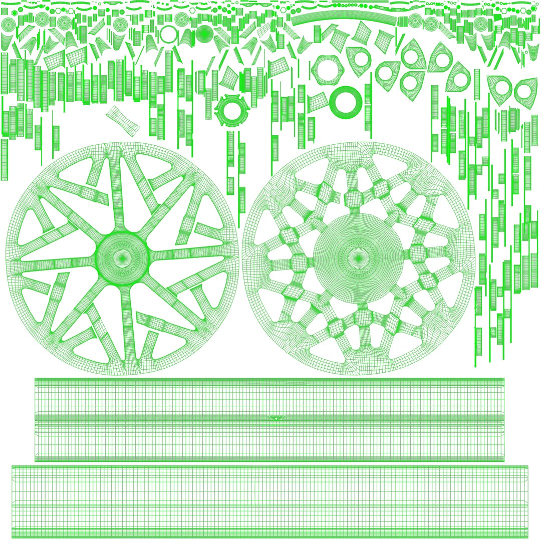 3D Model Car Allow Wheel Detailed 3d Model - TurboSquid 2385242