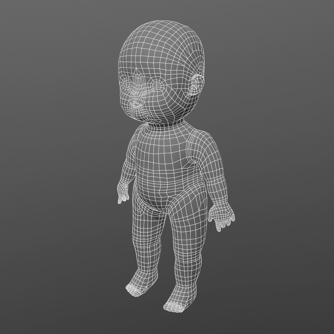 3D Mellchan Baby Doll Model - TurboSquid 1186011