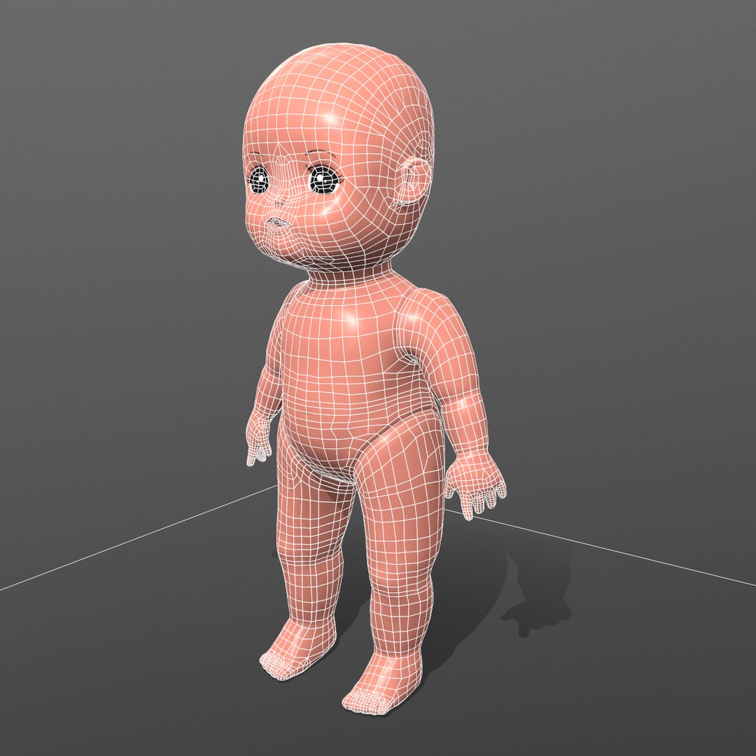 3D Mellchan Baby Doll Model - TurboSquid 1186011