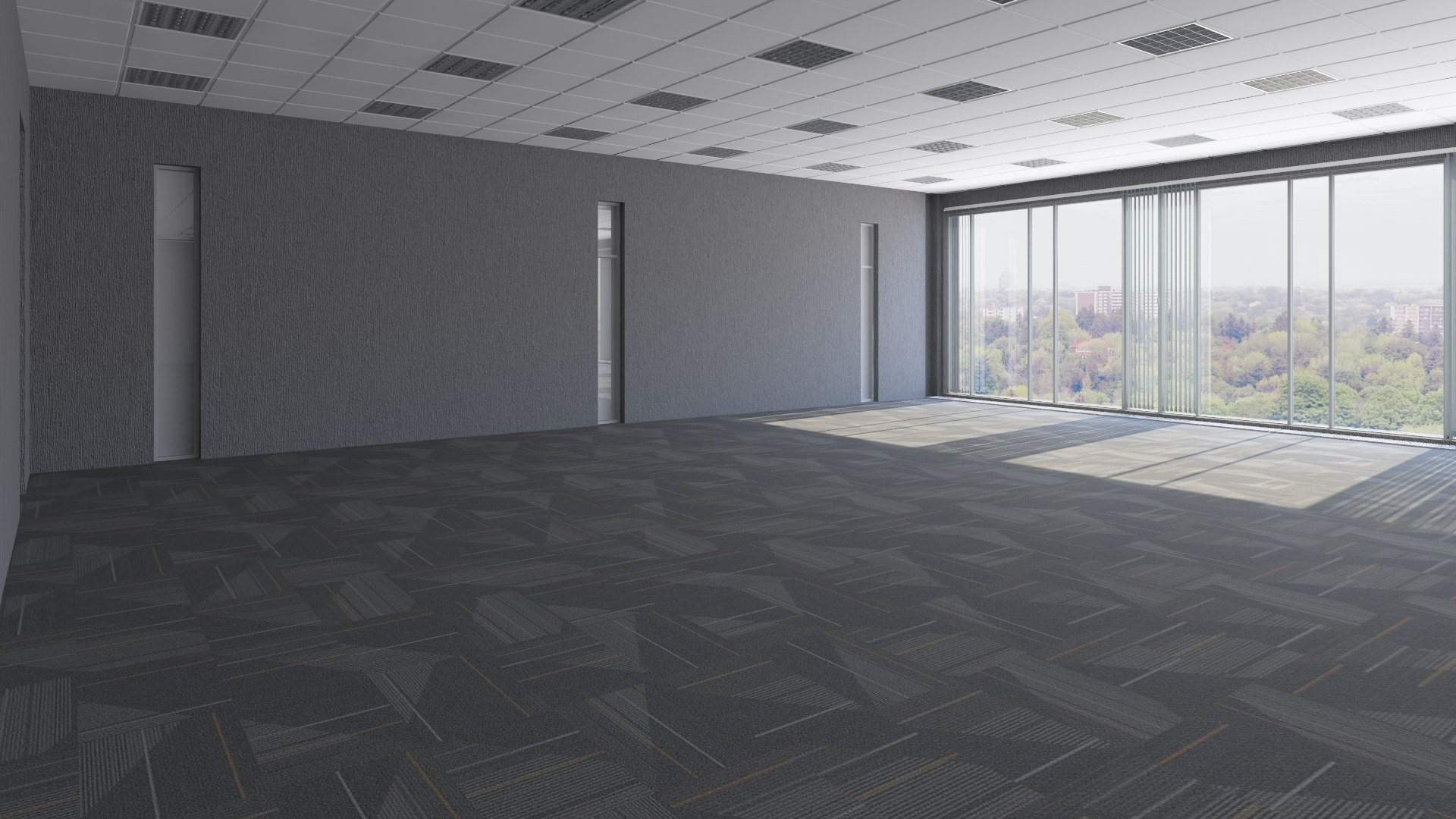 Empty Office Interior 3 3D Model - TurboSquid 2014968