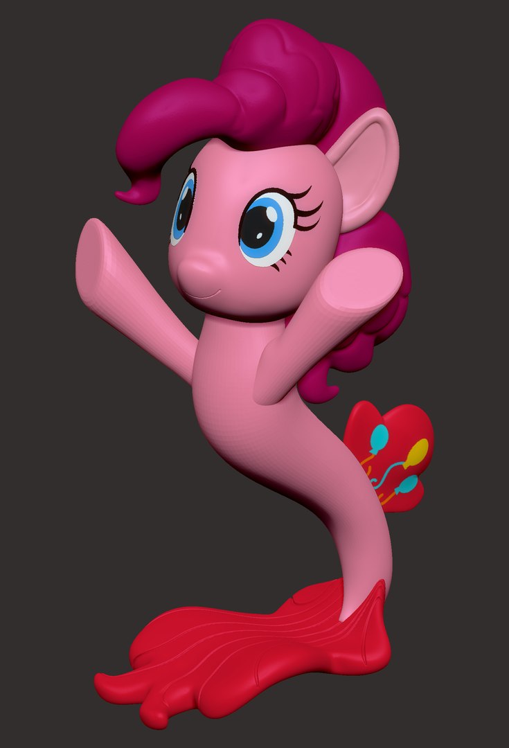 Pinkie Pie Little Pony 3D Model - TurboSquid 1268538