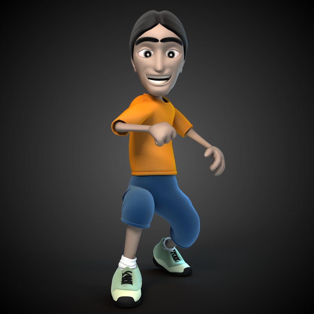 Character V-ray Rig 3d 3ds