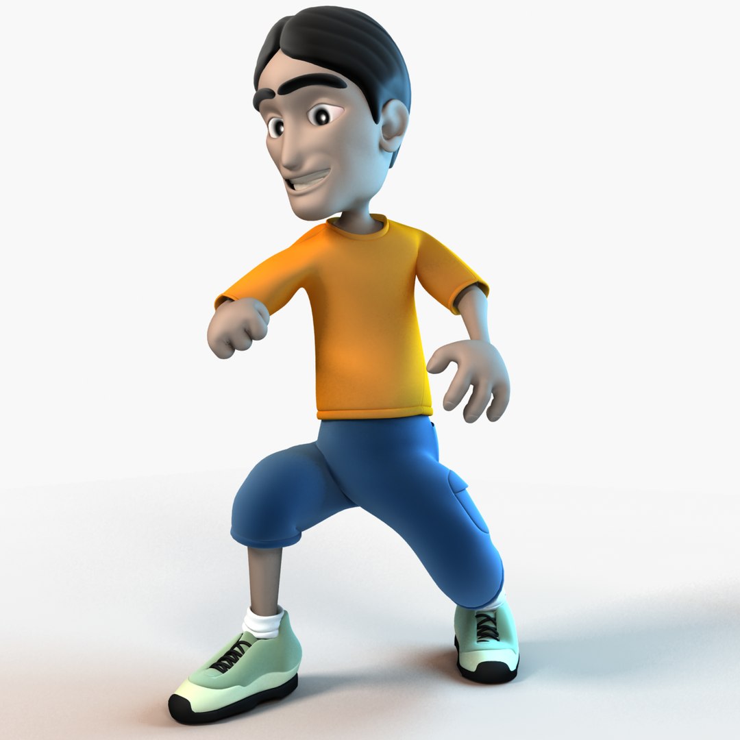 Character V-ray Rig 3d 3ds