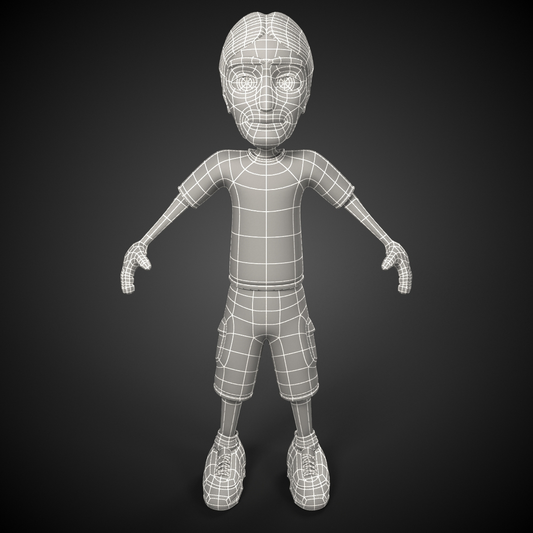 Character V-ray Rig 3d 3ds