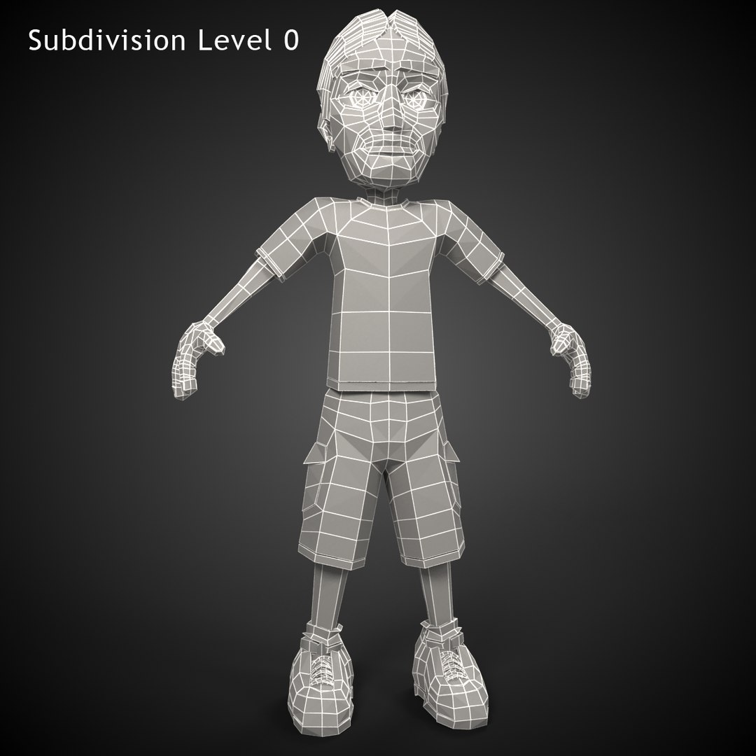 Character V-ray Rig 3d 3ds