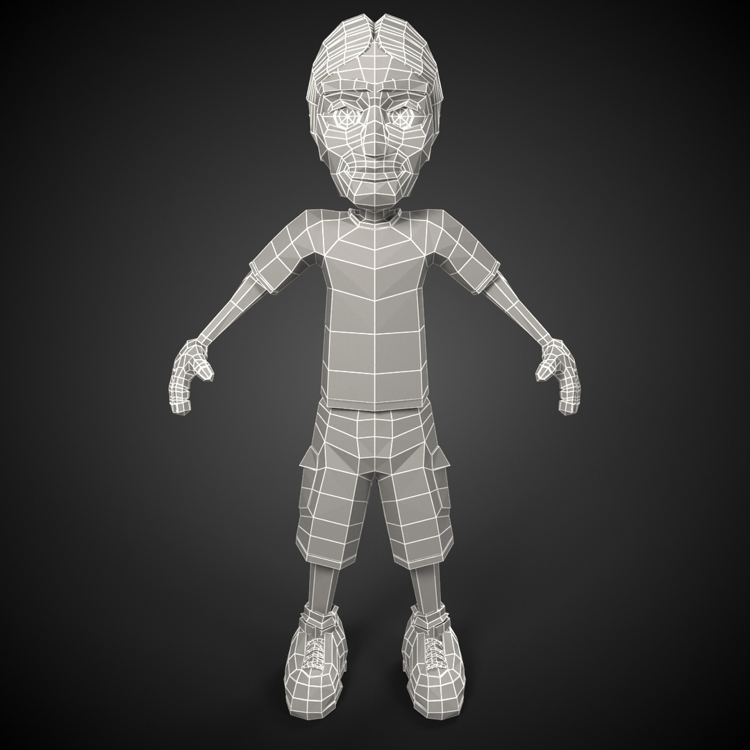 Character V-ray Rig 3d 3ds