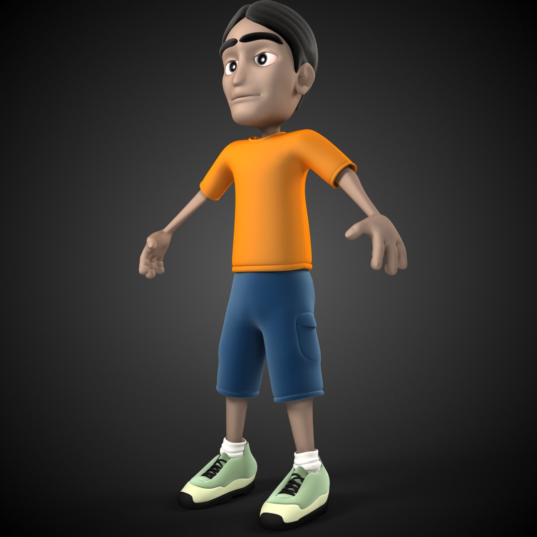 Character V-ray Rig 3d 3ds