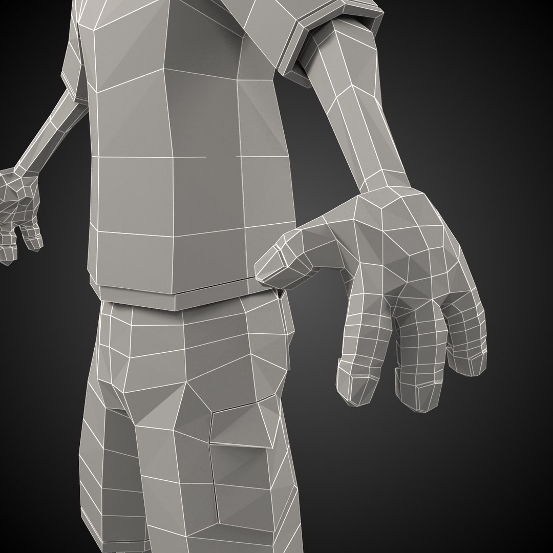 Character V-ray Rig 3d 3ds