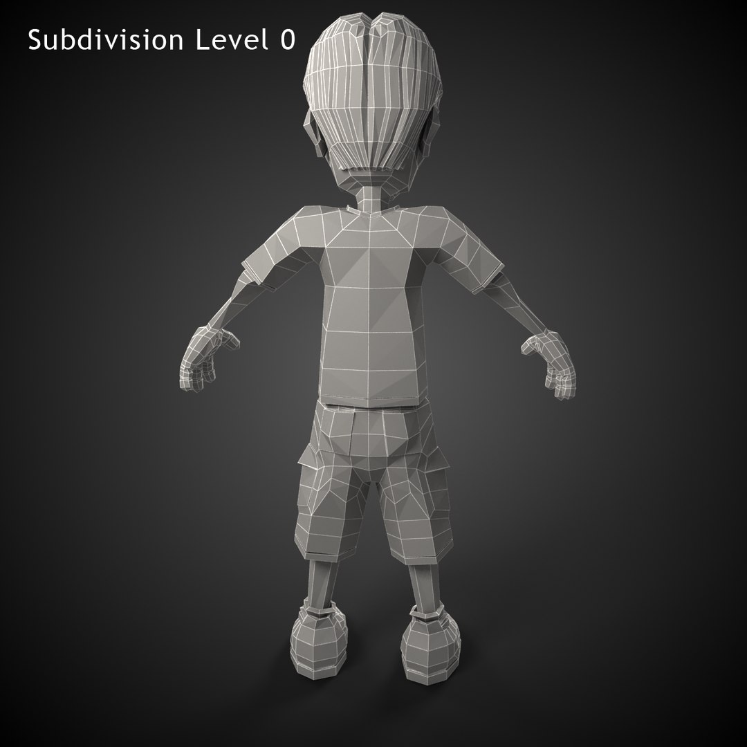 Character V-ray Rig 3d 3ds